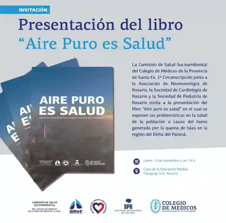 "Aire Puro es Salud": el Colegio de Médicos presenta un nuevo estudio ...